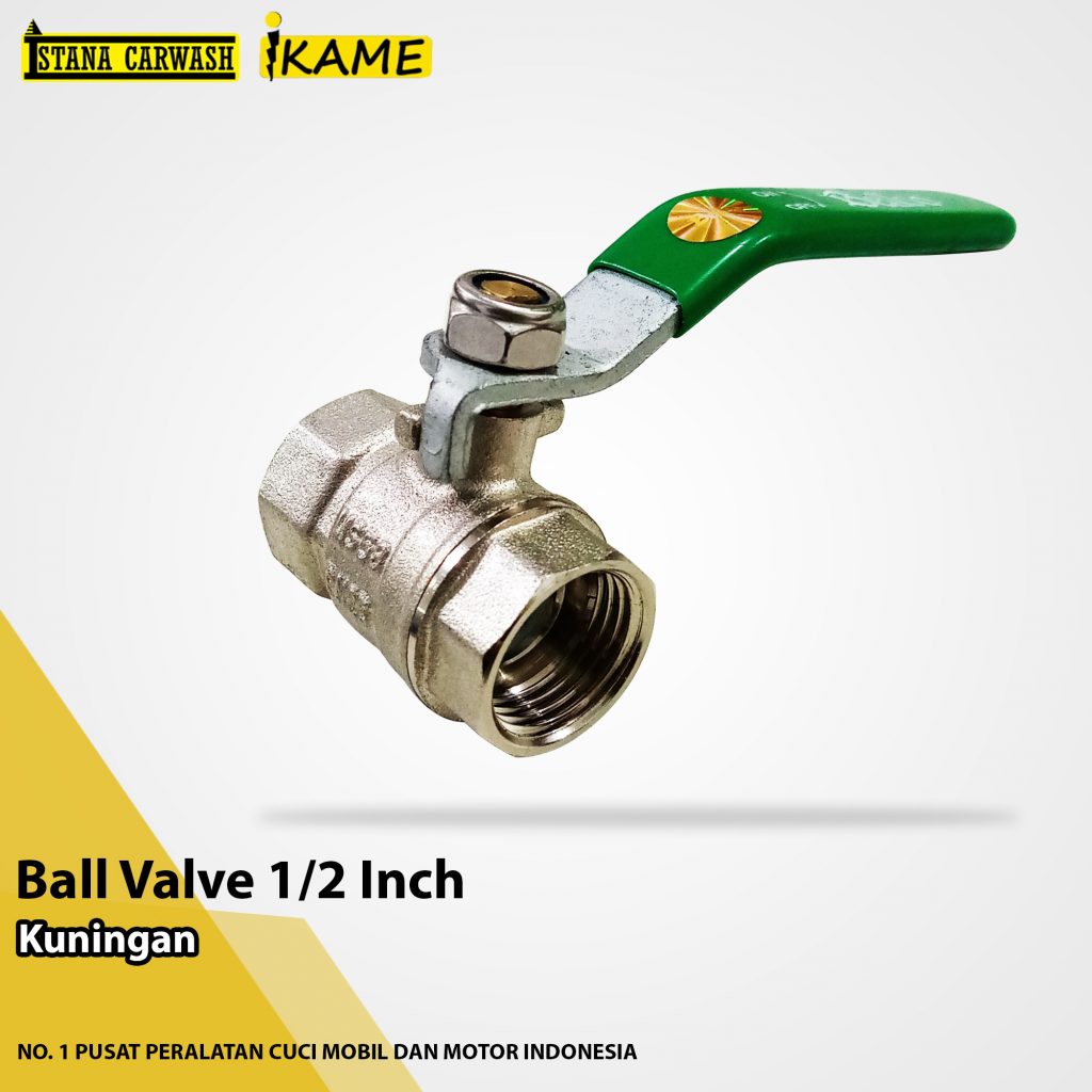 Ball Valve Kuningan 1/2 Inchi - Alat Cuci Mobil dan Cuci Motor Murah ...